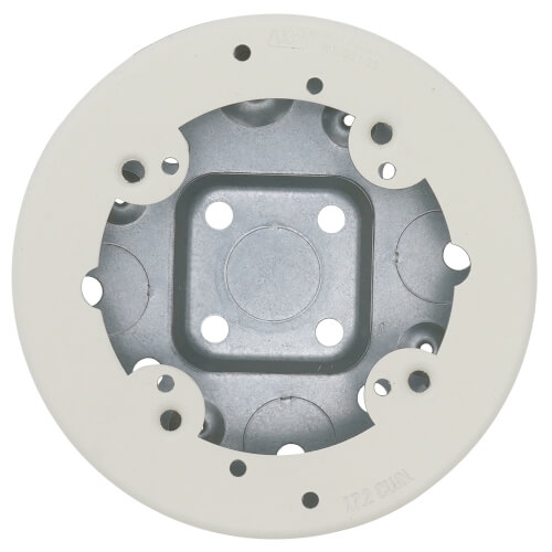 V5738 - Wiremold V5738 - 4-3/4" Dia. Solid Base Fixture Box Fitting (Ivory)