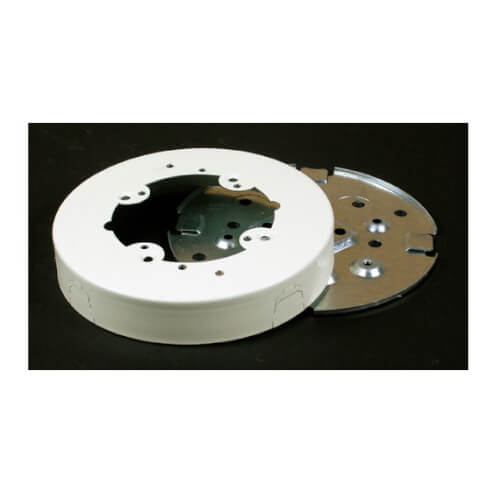 V5738AF - Wiremold V5738AF - 5-1/2" Dia. Solid Base Fan Box Fitting (Ivory)