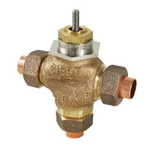 VB-7314-0-4-4 - Barber Colman VB-7314-0-4-4 - 1/2" Union Sweat 3-Way ...