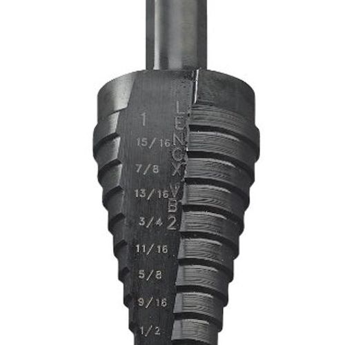 VB3 - Lenox VB3 - 1/4" to 3/4" Step Drill Bit w/ 3/8" Shank