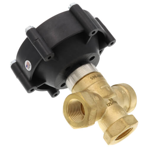 VCZ-4402BMBD - KMC Controls VCZ-4402BMBD - 1/2" Three-Way Pneumatic ...