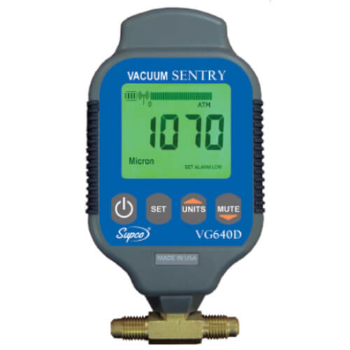 VG640D - Supco VG640D - Dual Port Digital Vacuum Sentry Gauge