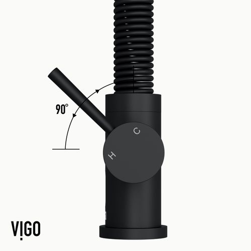 VG02001MB - VIGO VG02001MB - Edison Single Handle Pull-Down Sprayer ...