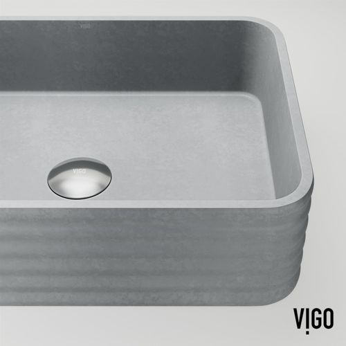 VG04076 - VIGO VG04076 - Cadman Concreto Stone 18" x 13" x 5 ...