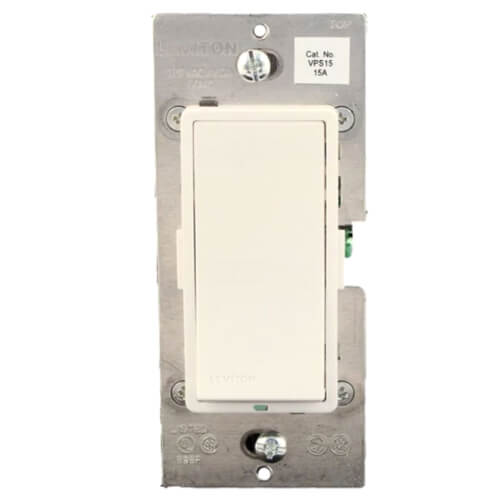 VPS15-1LZ - Leviton VPS15-1LZ - 3-Way Vizia Light Switch, 15A - White ...