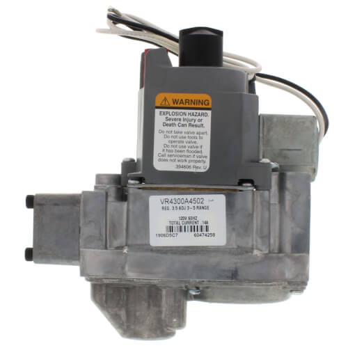 VR4300A4502 - Resideo VR4300A4502 - Standard Dual Pilot Gas Valve - 120 ...