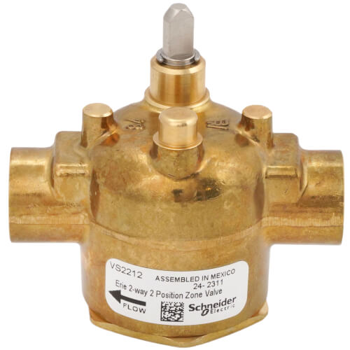 VS2212 - Erie VS2212 - 1/2" Sweat Steam 2-Way Zone Valve Body (2.5 Cv)