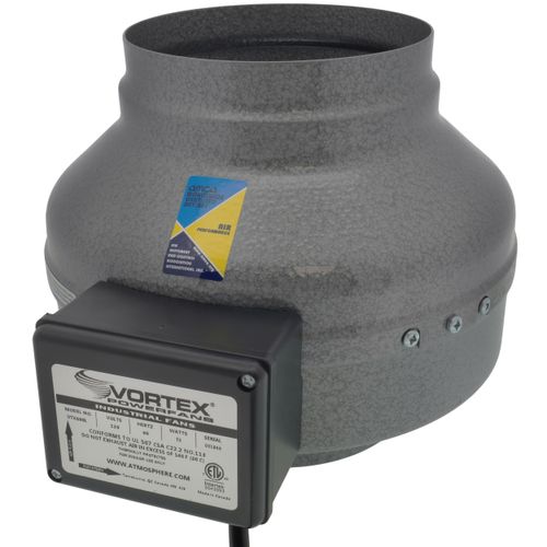 VTX600L - Atmosphere VTX600L - Vortex L Series Powerfan 6" In-Line Duct Fan