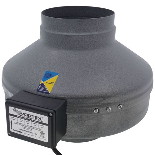 VTX600 - Atmosphere VTX600 - Vortex Powerfan 6" Inline Duct Fan (136 ...