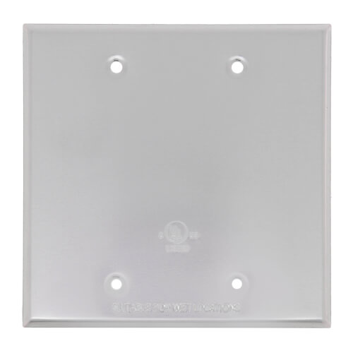 WC2B - Southwire WC2B - Double Gang Weatherproof Blank Cover w/ Gasket ...