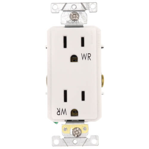WDR15-W - Leviton WDR15-W - Decora Plus Weather Resistant Duplex ...