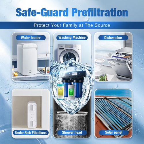WGB21B-KS - iSpring WGB21B-KS - 2-Stage Whole House Water Filtration ...