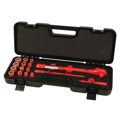 30190-WIHA - Wiha 30190-WIHA - 16-Piece Insulated 3/8" Drive Torque 12 ...