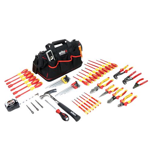 32937 - Wiha 32937 - 59-Piece Master Electrician's Insulated Tool Set ...