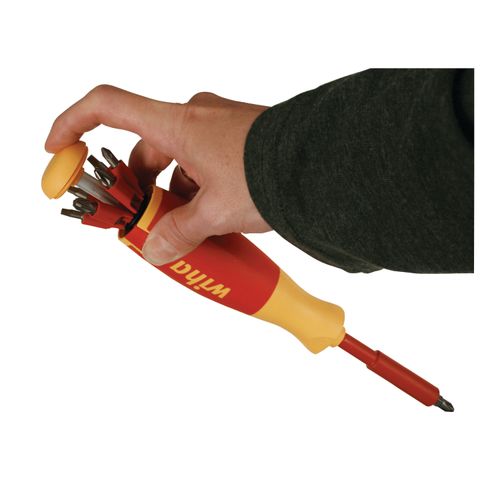 38050 - Wiha 38050 - 14-Piece Insulated Pop-up Bit Holder Set - Slotted ...