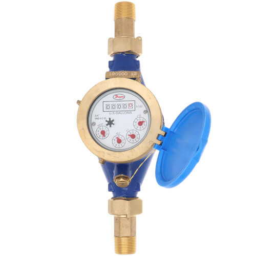WM2-A-C-03 - Dwyer WM2-A-C-03 - 3/4" NPT Multi-Jet Brass Water Meter ...