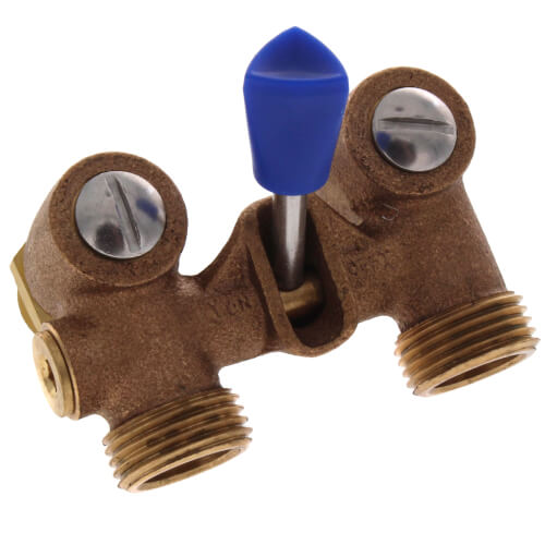 WMVT - Bluefin WMVT - Washing Machine Valve Bronze w/ Lever, MIP Inlet