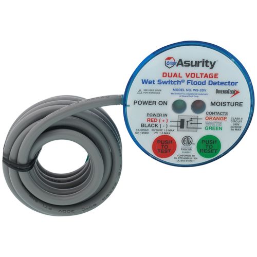 WS-2DV - DiversiTech WS-2DV - Wet Switch Dual Voltage Flood Detector ...