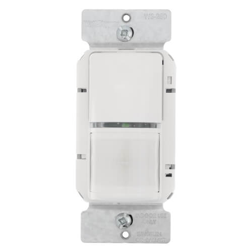WS250W - Pass & Seymour WS250W - PIR Wall Switch Occupancy Sensor - White (120/277V)