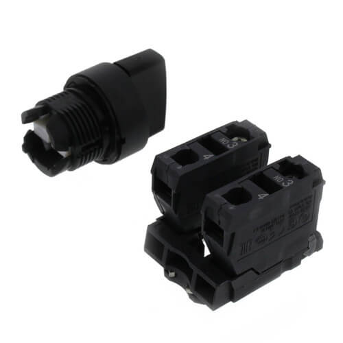 XB5AD33 - Square D XB5AD33 - Black Complete Selector Switch