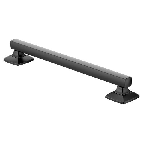 YG5118BL - Moen YG5118BL - Voss 18" Designer Grab Bar, YG5118BL (Matte Black)
