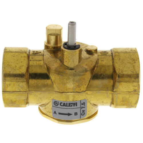 Z200617 - Caleffi Z200617 - 1" NPT 2-Way Straight Zone Valve (7.5 Cv)