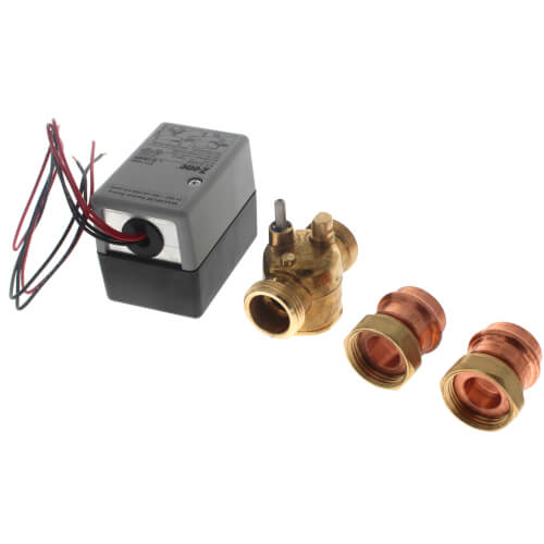 Z46P - Caleffi Z46P - 1" Press 2-Way Zone Valve w/ 18" Wire Leads, 7.5 ...