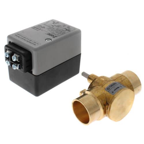 Z56 - Caleffi Z56 - 1" Sweat Normally Closed Zone Valve w/ Screw ...