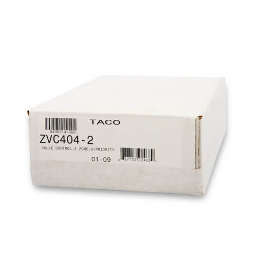 ZVC404-2 - Taco ZVC404-2 - 4 Zone Valve Control Module with Priority