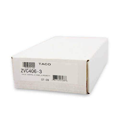 ZVC406-3 - Taco ZVC406-3 - 6 Zone Valve Control Module with Priority